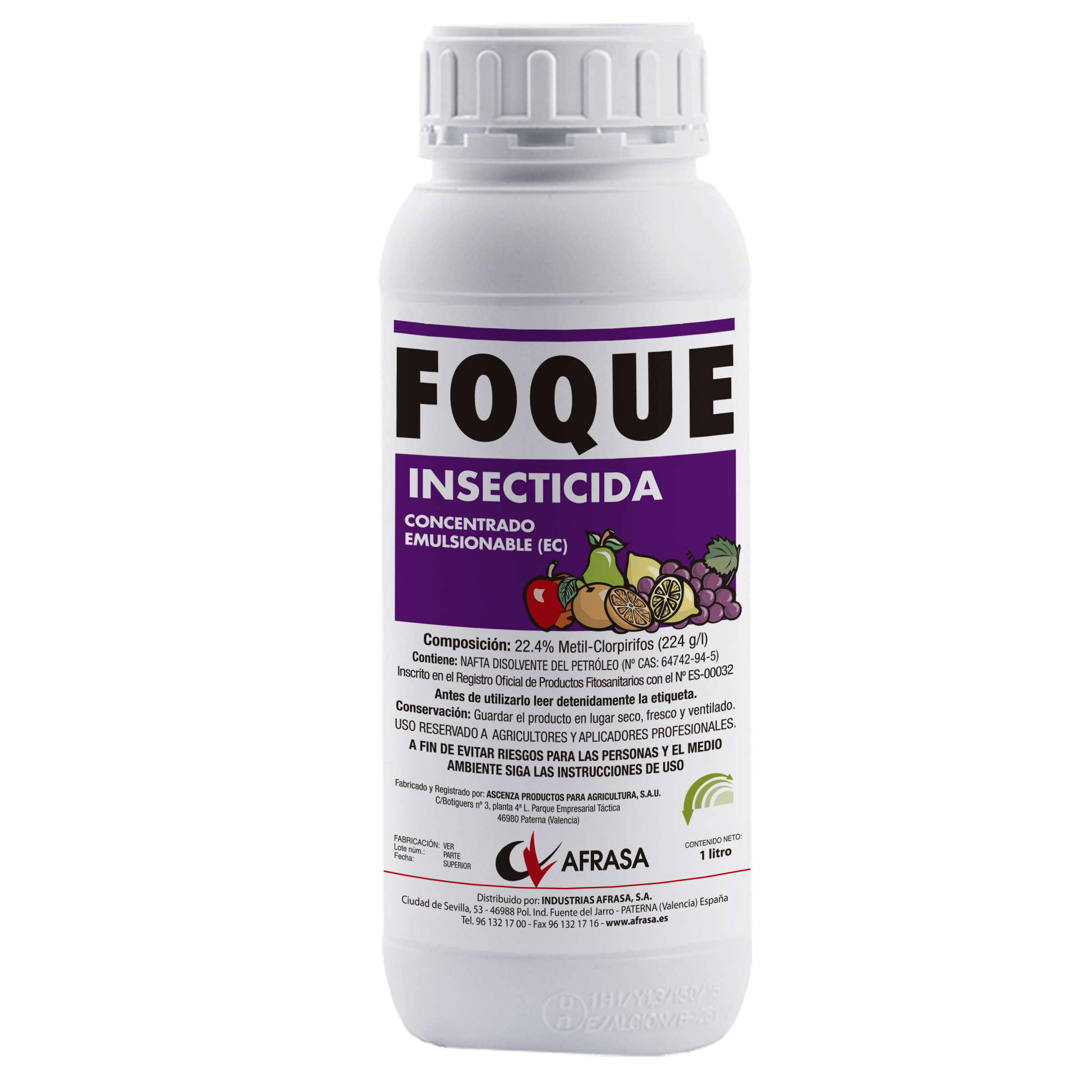 Catálogo - Industrias Afrasa. Fabricante de productos fitosanitarios